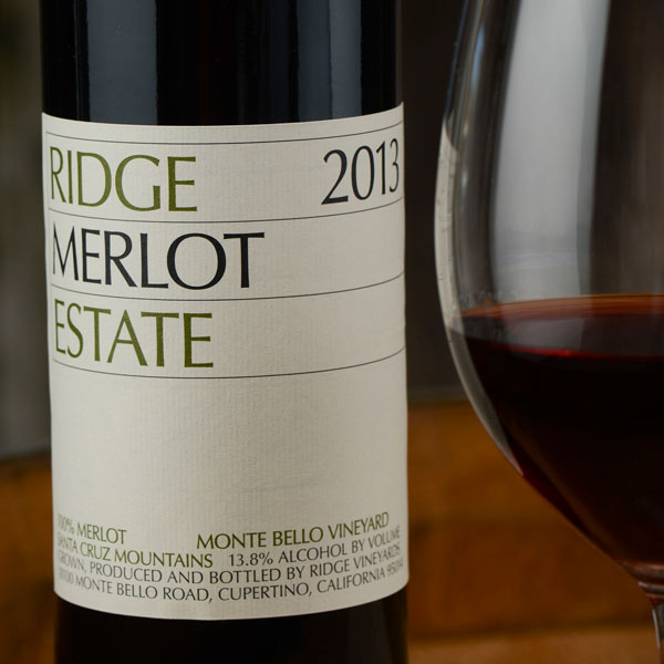 2013 Estate Merlot - Ridge Vineyards