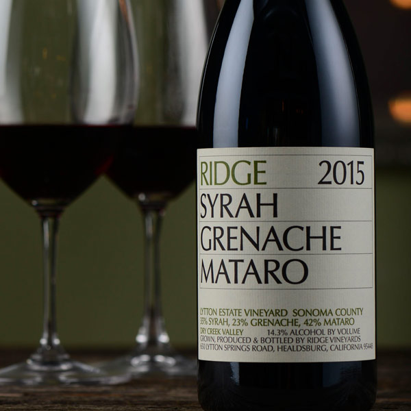 2015 Syrah Grenache Mataro - Ridge Vineyards