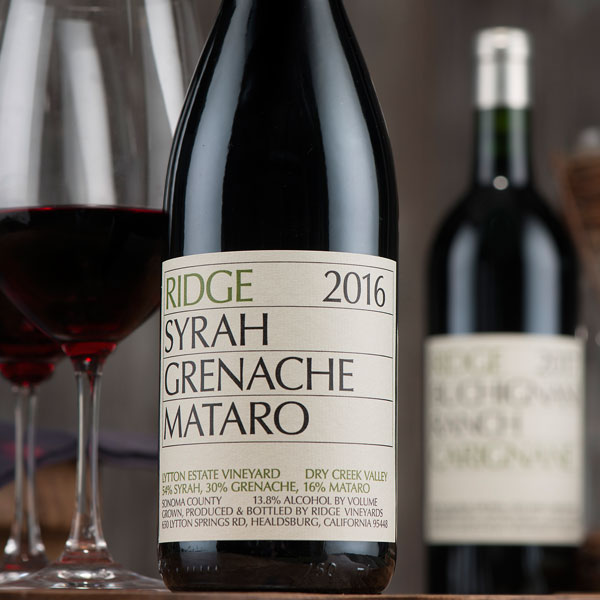 2016 Syrah Grenache Mataro - Ridge Vineyards