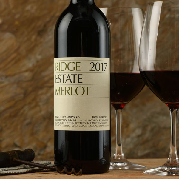 2017 Estate Merlot - Ridge Vineyards